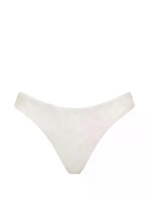 Faithfull The Brand Halo Broderie Anglaise Bikini Bottoms - White