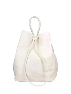 UMA WANG Drawstring Leather Bucket Bag
