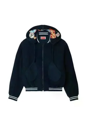 Kenzo Embroidered Fleece Jacket