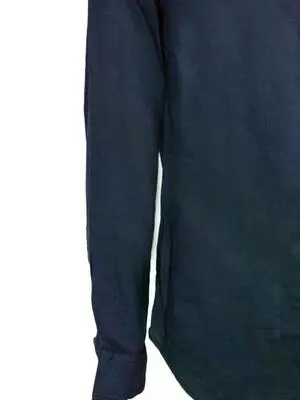 Fedeli Long-sleeve Buttoned Shirt - Blue