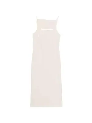 Patrizia Pepe Sleeveless Midi Dress - Neutrals
