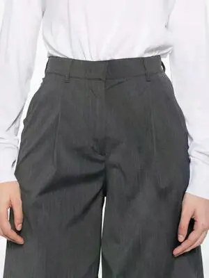 Herno Pleated Wide-leg Shorts