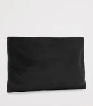 ALLSAINTS Leather Bettina Clutch - Black