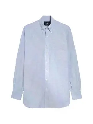 DRAKE'S Button-down Cotton Shirt