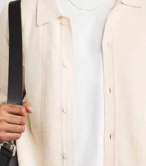 Paige Cotton-linen Mendez Shirt - Beige