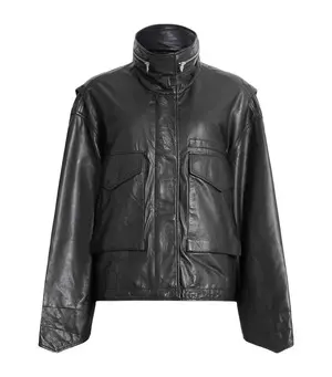 Oversized Boxy Leather Jackets