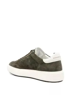 Officine Creative Logo Detail Sneakers - Green