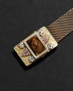 Alexis Bittar Antique 1800s Tricolor Bracelet