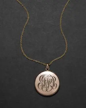 Alexis Bittar Antique Crystal Fleur De Lis Locket Necklace