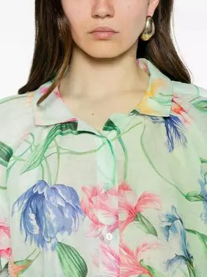 LAVI COUTURE Floral-print Shirt