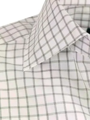 Zegna Check-pattern Long-sleeve Shirt