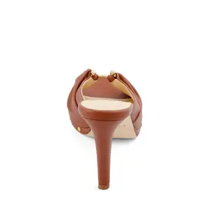 ELIZEE Carmina Platform Mule - Tan