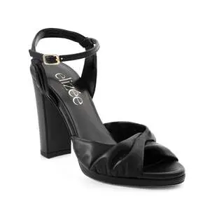 ELIZEE Simone Platform Sandal - Black