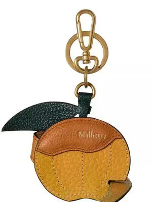 Mulberry Peeling Orange Keyring - Yellow