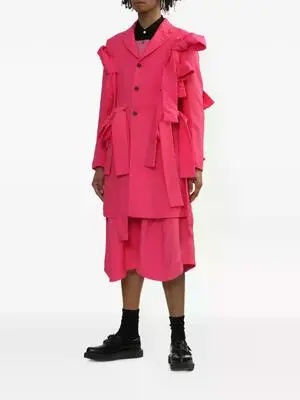Comme Des Garçons Bow-detailed Long Sleeve Coat