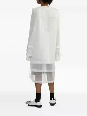 Comme Des Garçons Buckled Panelled Coat