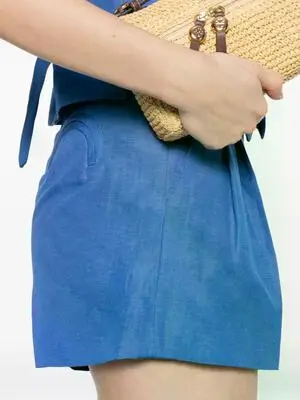 BLAZÉ MILANO Pleated Shorts - Blue