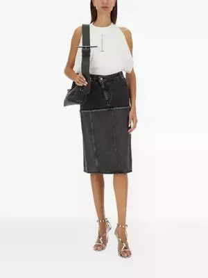 Alexander McQueen T-bar Ribbed Tank Top