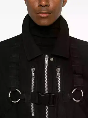 Rick Owens Harness Embellishment Zip-up Jacket