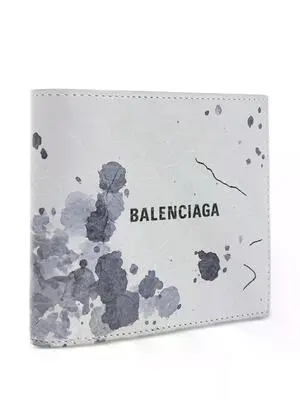 Balenciaga Printed Leather Wallet