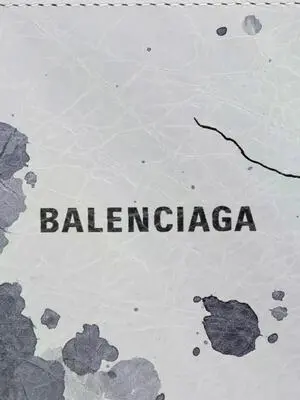 Balenciaga Printed Leather Wallet
