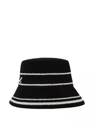 Karl Lagerfeld Signature Knit Bucket Hat