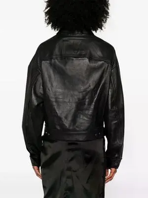 Balenciaga Leather Shirt Jacket