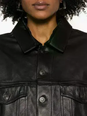 Balenciaga Leather Shirt Jacket