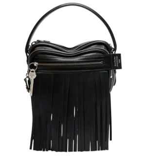 Acne Studios Camero Kit Medium Leather Shoulder Bag - Black