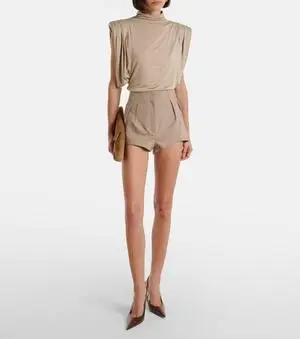MUGLER Pleated Shorts