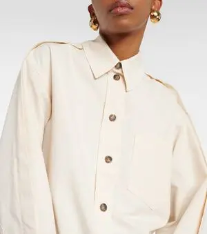 Victoria Beckham Oversized Cotton Shirt