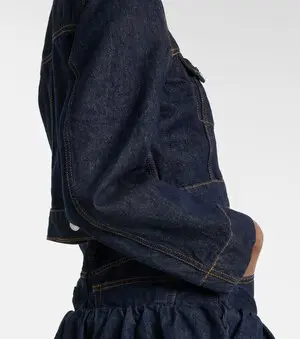 GANNI Cropped Denim Jacket