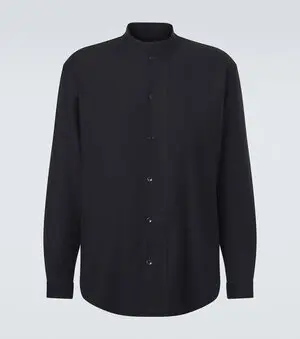 Giorgio Armani X Alanui Virgin Wool Shirt - Blue