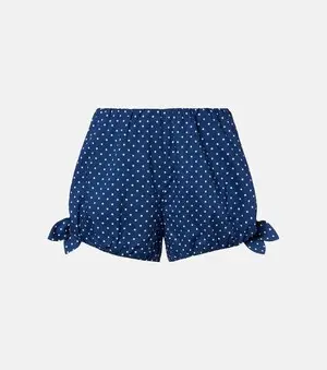 Posse Rosie Polka-dot Shorts - Blue