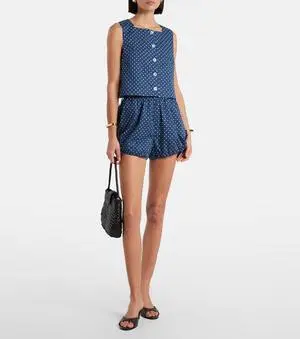 Posse Rosie Polka-dot Shorts - Blue