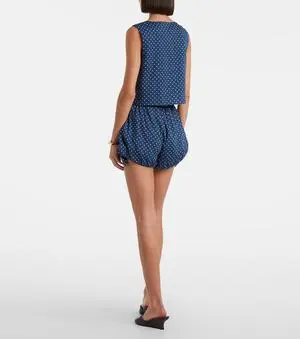 Posse Rosie Polka-dot Shorts - Blue
