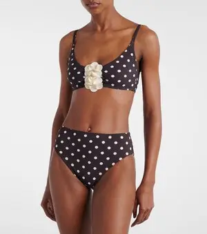 KARLA COLLETTO Polka-dot Bikini Bottom
