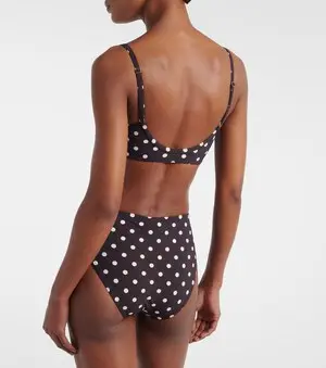 KARLA COLLETTO Polka-dot Bikini Bottom