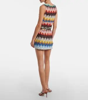 Missoni Lamé Miniskirt - Multicoloured