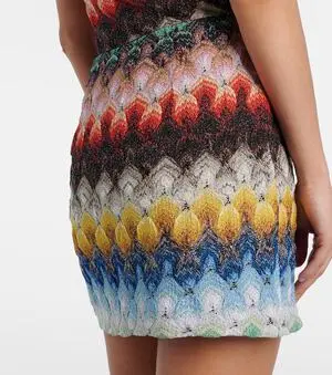 Missoni Lamé Miniskirt - Multicoloured