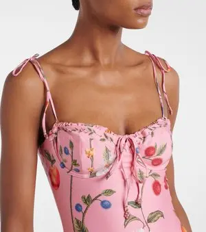 Agua Bendita Bano Printed Swimsuit