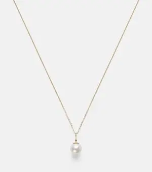 STONE AND STRAND Essential 18kt Necklace With Pearl