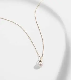 STONE AND STRAND Essential 18kt Necklace With Pearl