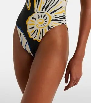 CALA DE LA CRUZ Vienna Printed Swimsuit