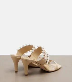 Manolo Blahnik Efeso Woven Mules