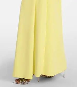 Roland Mouret Floral Appliqué Gown - Yellow