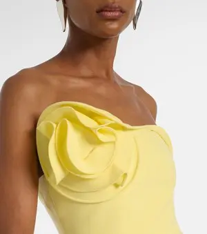 Roland Mouret Floral-appliqué Gown