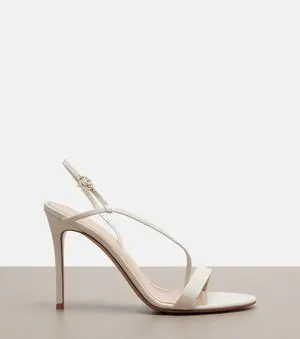 GIANVITO ROSSI Patent Leather Slingback Sandals