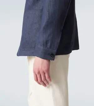 Zegna Il Conte Linen Jacket - Blue