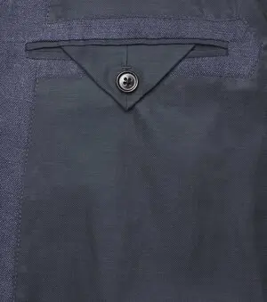 Zegna Il Conte Linen Jacket - Blue